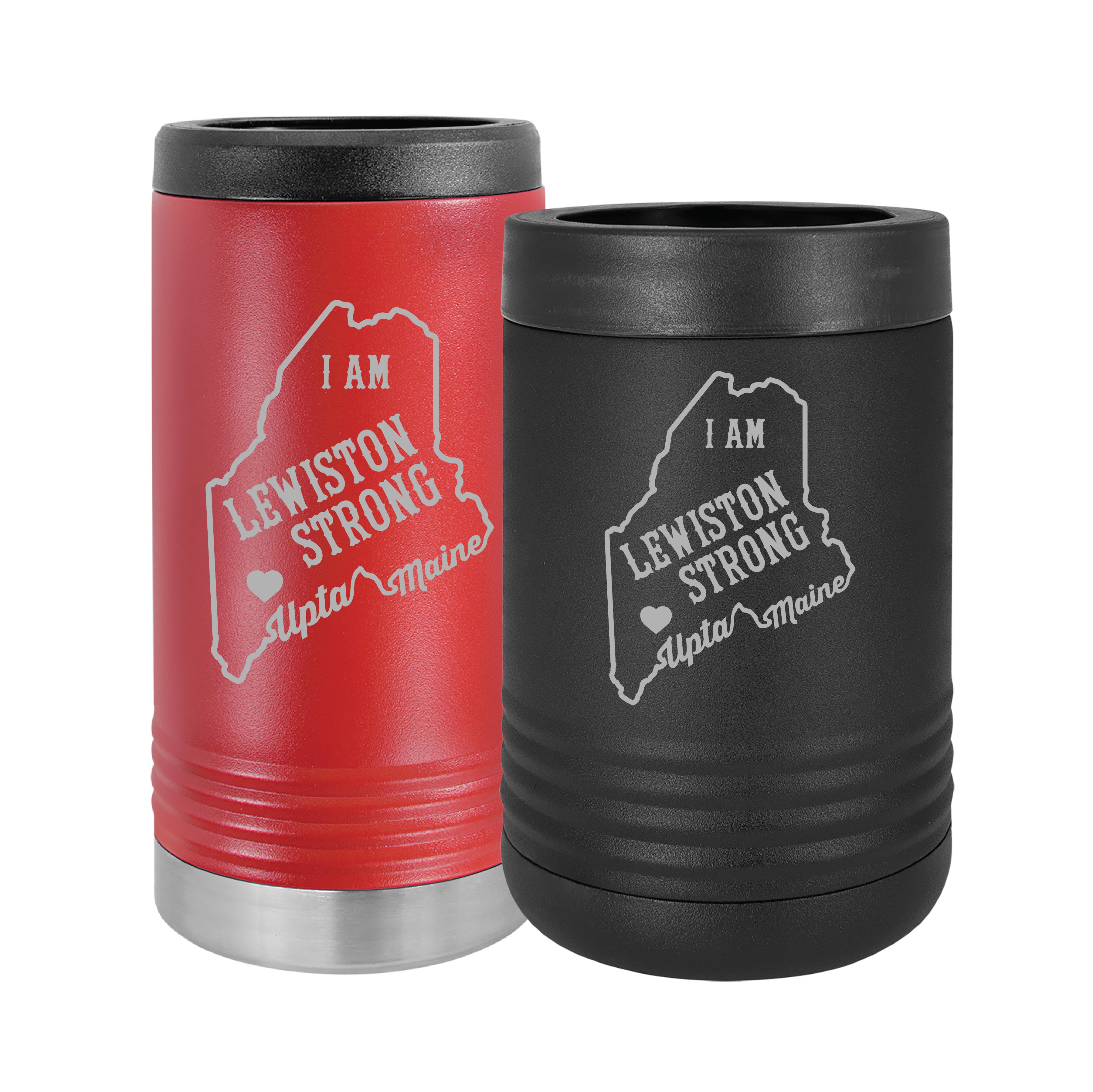 Polar Camel Insulated Beverage Holder: I Am Lewiston Strong– Upta Maine